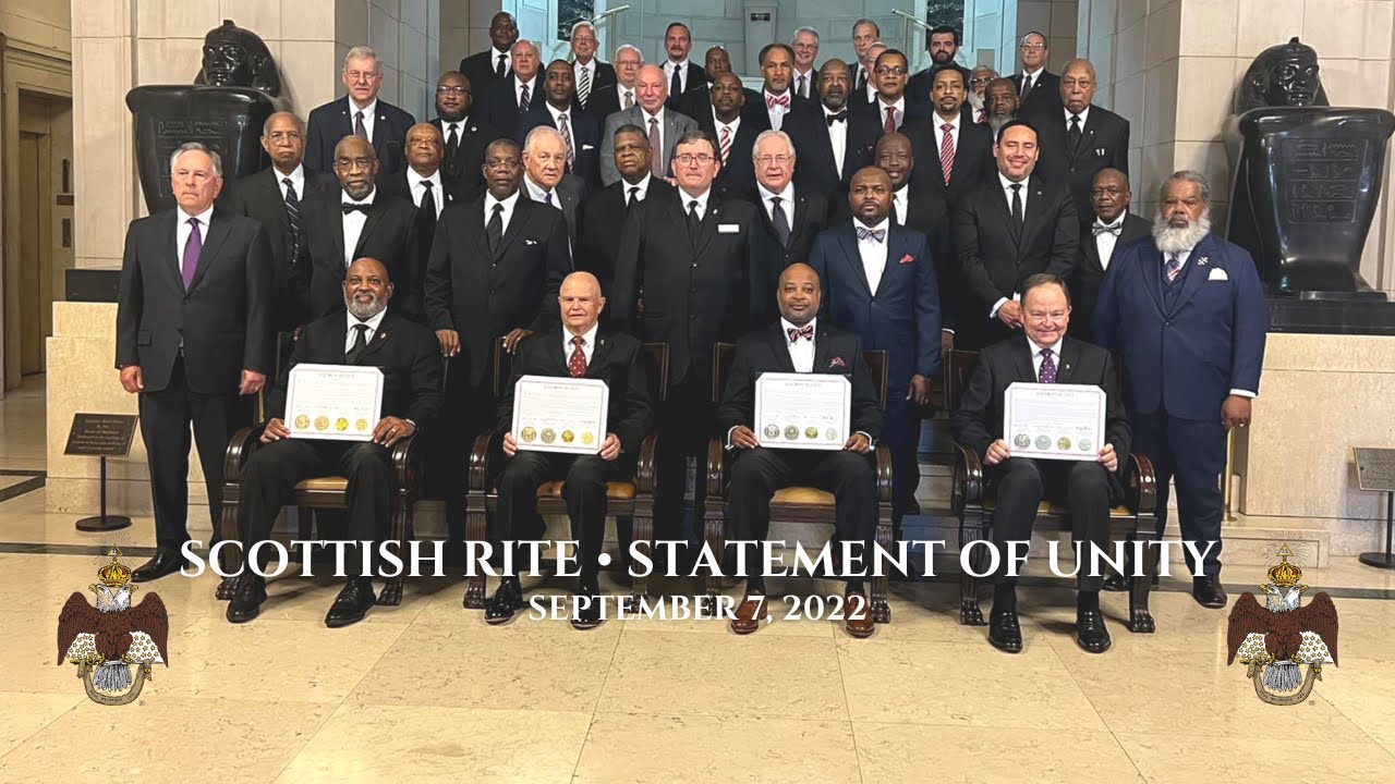 The Statement of Unity Signing Ceremony – Mobile Scottish Rite